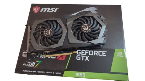 Karta Graficzna Msi Geforce Gtx 1650 Gaming X 4 Gb 14941500445