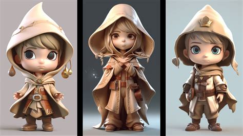 Artstation 240 Little Cute Mage Girlfantasy Character Vol01