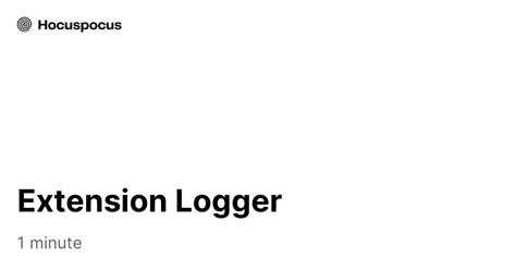 Extension Logger Tiptap