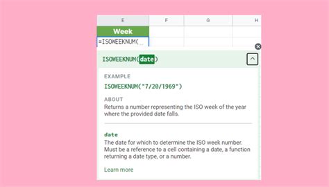 How To Use ISOWEEKNUM Function In Google Sheets Sheetaki