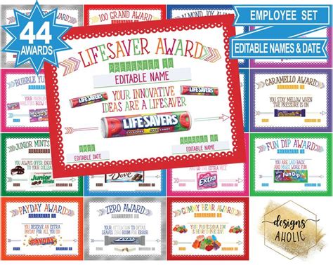 The Award Winning Poster For Lifesaver Awards Is Shown In Multiple