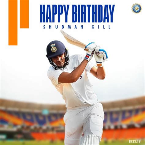 Shubman Gill Happy Birthday Birthday Happy