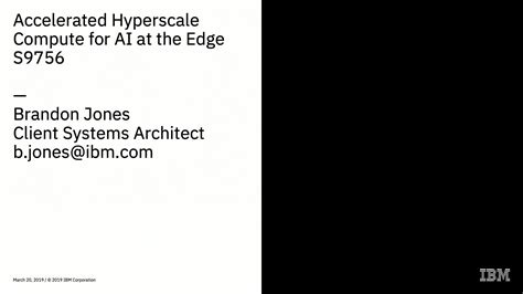 Gtc Silicon Valley 2019 Accelerated Hyperscale Compute For Ai At The