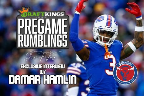Pregame Rumblings With Buffalo Bills S Damar Hamlin Buffalo Rumblings