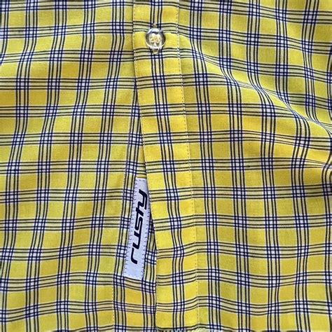 Vintage Yellow Rusty Button Up Size Xl Fits To Size Depop