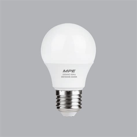 Đèn Led Bulb 3W MPE LBD 3 Đèn LED Gia Định