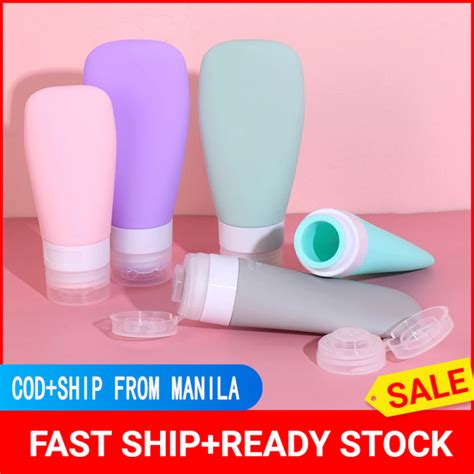 30 60 90ml Refillable Silicone Bottle Hand Washing Sub Bottling Tube