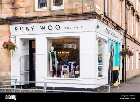 Ruby Woo Boutique Shawlands Glasgow Scotland UK Europe Stock Photo Alamy