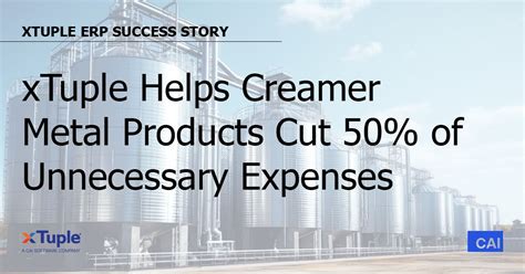 Cai Software Llc On Linkedin Erp Xtuple Cai Creamermetal Manufacturing Agriculture