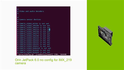 orin jetpack 6 0 no config for imx 219 camera help docs for errors