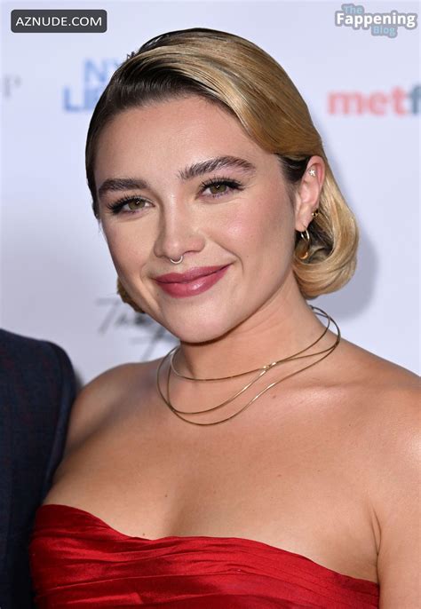 Florence Pugh Sexy Looks Gorgeous In A Stunning Red Dress At The 43rd London Critics Circle Film