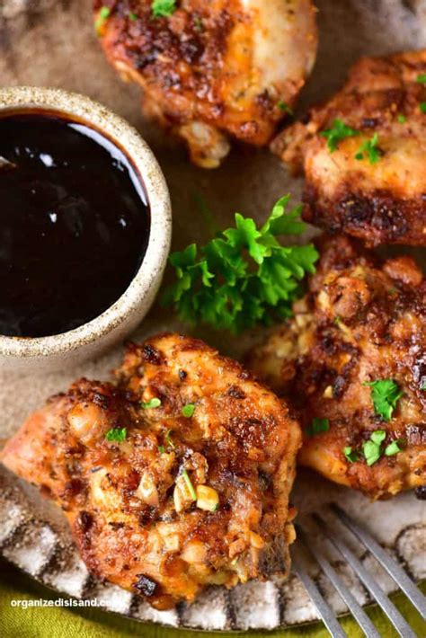 Garlic Parmesan Chicken Thighs Organized Island