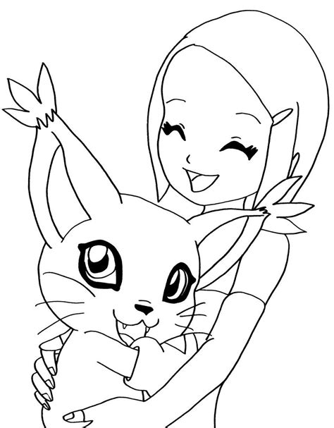 Free Download Digimon Coloring Pages