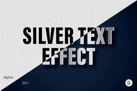 Silver Text Effect Graphic Ghost
