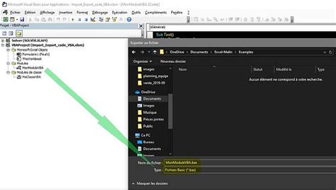 VBA Importer Et Exporter Le Code VBA Excel Malin