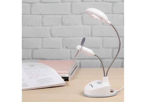 USB LED Table Lamp With Fan Promotional Products Online JEM Promotional Products