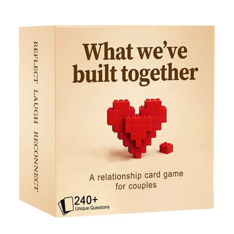 What We Have Built Together Couples Edition Hero Cards