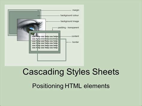 Cascading Styles Sheets Positioning Html Elements Ppt Download