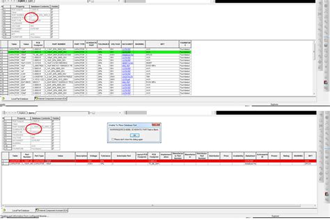 Unable To Place Database Part Using Query Pcb Design Pcb Design