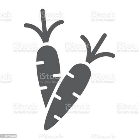 胡蘿蔔字形圖示 蔬菜和食物 根符號 向量圖形 在白色背景上的固體圖案向量圖形及更多10號圖片 10號 一個物體 互聯網 Istock