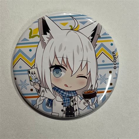 ホロライブ×富士急 白上フブキ 缶バッジ2種