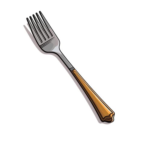 Premium Vector Fork Vector On White Background