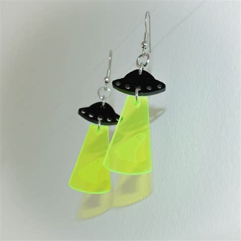UFO Ghost Earrings Flukelady