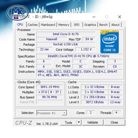 Jual Processor Intel Core I3 4170 Fan Intel Shopee Indonesia