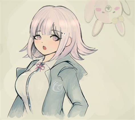 Nanami Chiaki And Monomi Danganronpa And More Drawn By Uni Kirby Danbooru