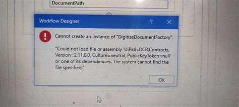 Document Understanding Error In Activities Studio UiPath Community Forum