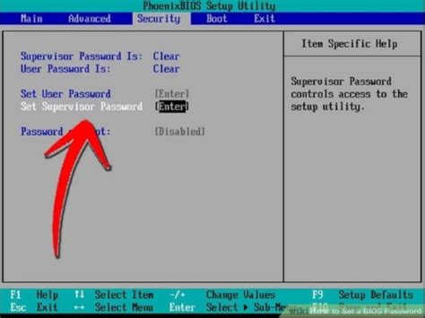 Windows Disable Bios Unlock Reset After Setting A Password Super User