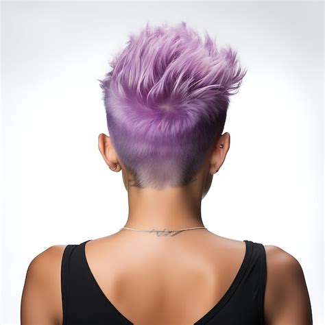 Premium Photo Photo Of Mohawk Hairstyle For Women Spiked Hairstyle