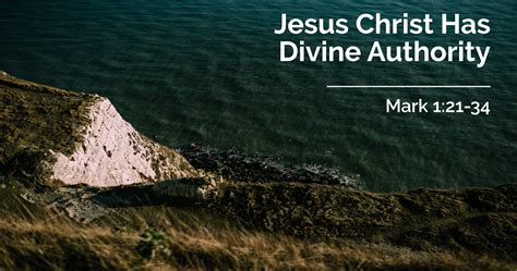 Jesus Christ Has Divine Authority Mark 121 34 06 September 2020 Am