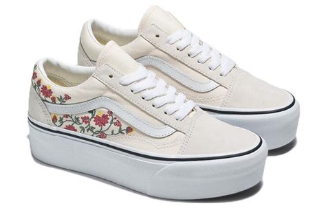 Vans Old Skool Stackform Floral Embroidery Vn0a7q5mbkn Kicks Crew