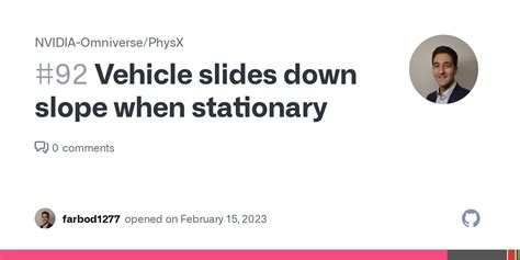 Vehicle Slides Down Slope When Stationary Issue Nvidia
