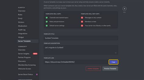 How To Copy A Discord Server Template Without Admin Finally Head Back
