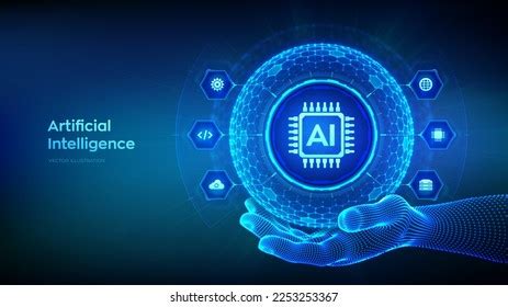 Ai Artificial Intelligence Shape Sphere Hexagon Stock Vector (Royalty Free) 2253253367 ...