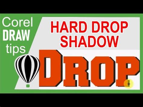 How To Create Drop Shadow In Coreldraw X Egyptlalaf