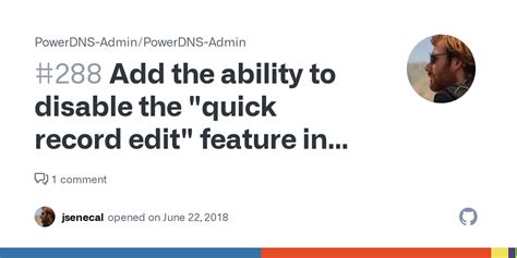 Add The Ability To Disable The Quick Record Edit Feature In Config