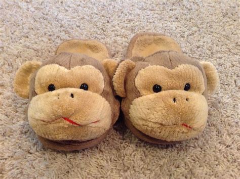 Monkey Slippers Cute Cute Shoes Swag Shoes