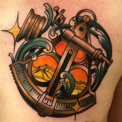 Sextant Tattoo Meaning