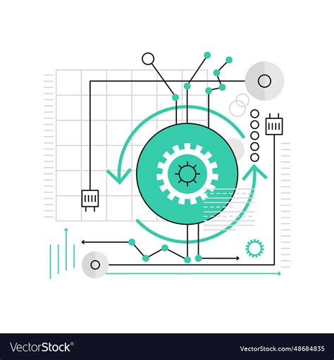 Network Connection Technology Royalty Free Vector Image