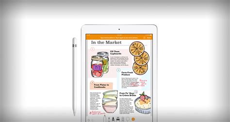 apple updates iwork for ipad with apple pencil features clips and