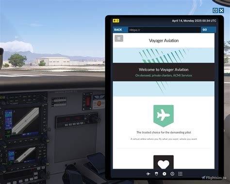 Efb Web Browser Mod For Microsoft Flight Simulator Msfs