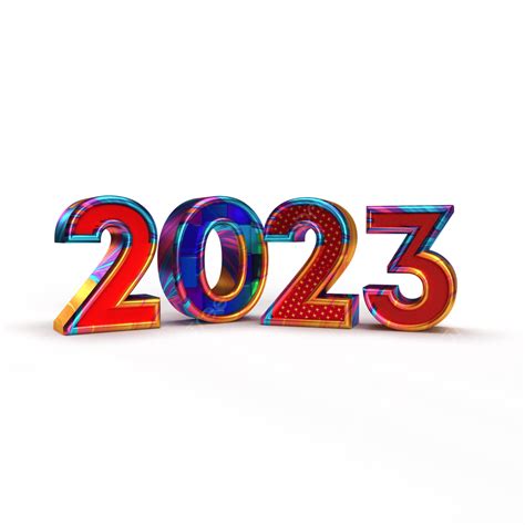 Colorful 2023 3d Happy New Year New Year 2023 3d 2023 Gold 3d 2023