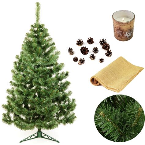 Choinka sztuczna Sosna 220cm Juta Szyszki Świeca C0020220 Cena