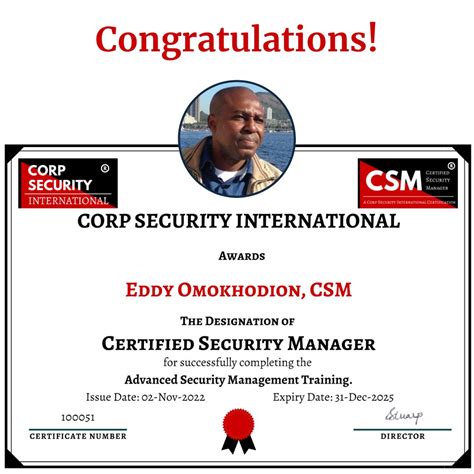Corpsecurityinternational Certification Certified Corpsecurity… Siva Rp Csd® Csm® Css