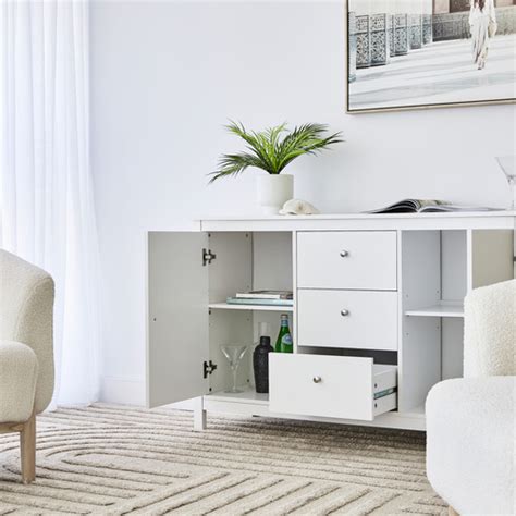 Maddison Lane Turner 3 Drawer Sideboard Temple And Webster