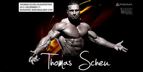 Szeminárium Thomas Scheu Testépítő Társaságában Peak Manpeak Man