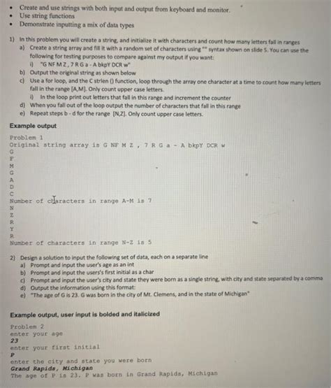 Solved Please Use C Language And Simple Syntax For The